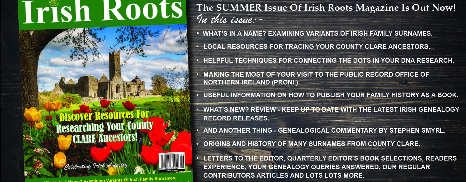 IRISH ROOTS Magazine | Home