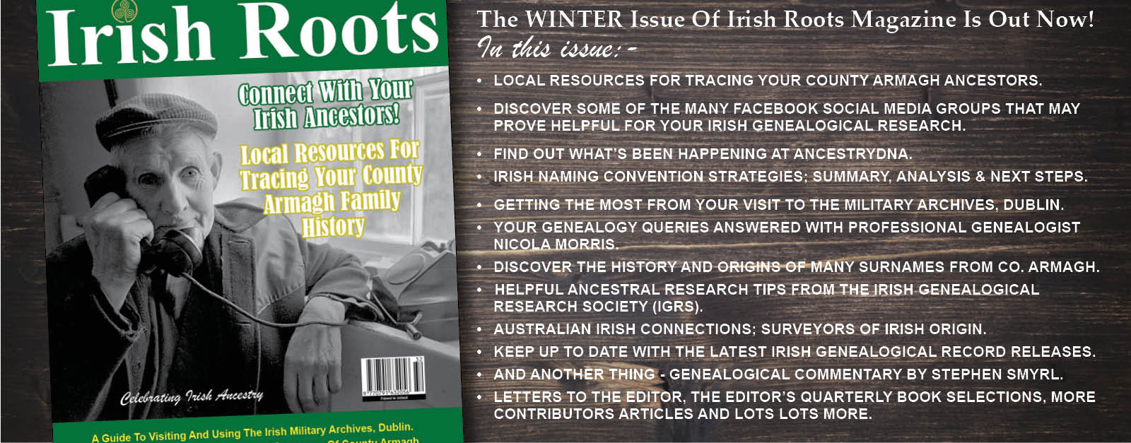 IRISH ROOTS Magazine | Home