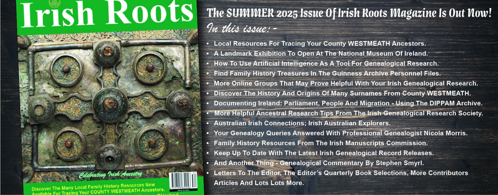 IRISH ROOTS Magazine | Home